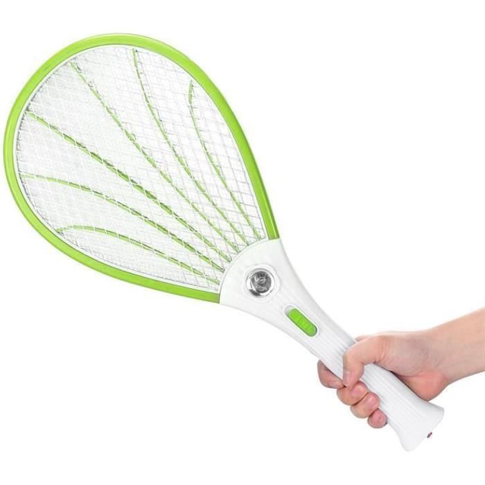 Tapette à mouche électrique anti-moustiques, raquette anti-moustiques, répulsif électrique pour ...