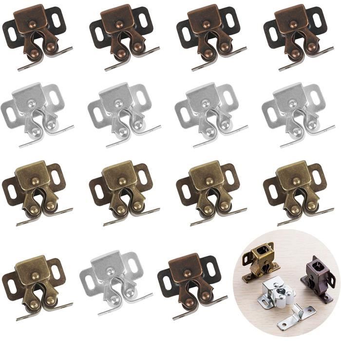 LAITER 15 Pcs Loqueteaux de Porte Placard Loquets de Fermeture pour ...