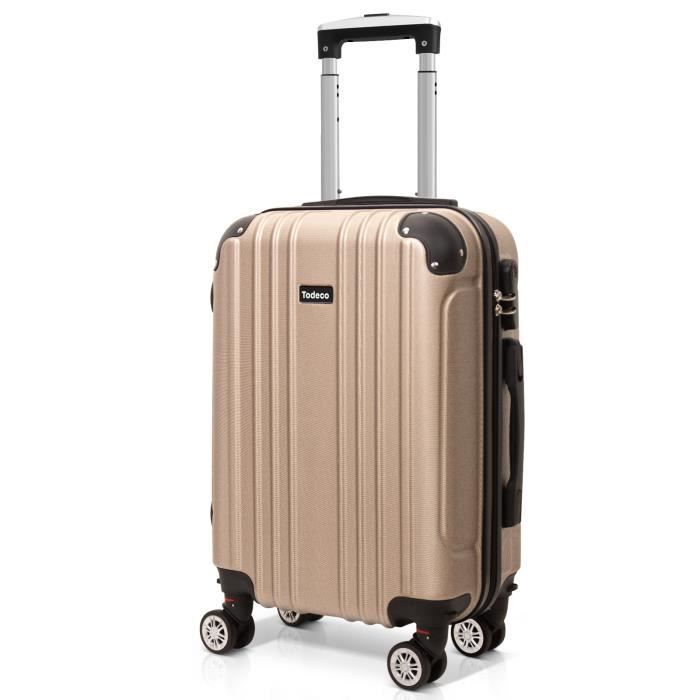 Valise à roulettes 58cm, Valise à Main légère avec Coque Rigide, Valise ...