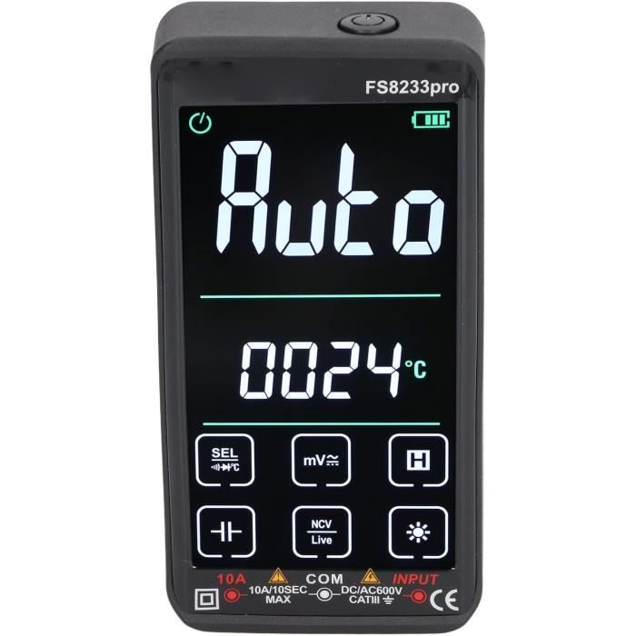 Multimètre Numérique, Mètre De Tension Portable À Large Plage De Mesure ...