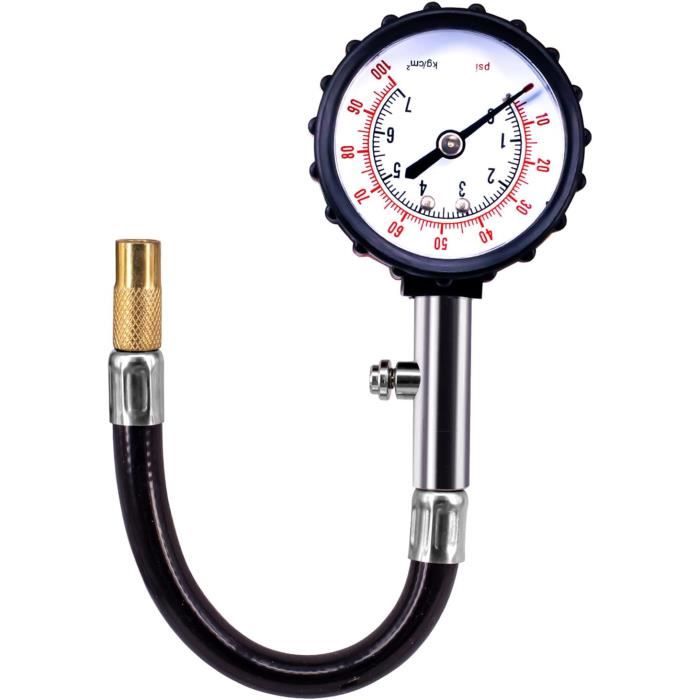 Manomètre de pression de pneu portable de haute précision, manomètre de ...
