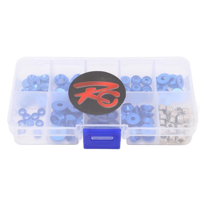 Zerodis Kit de rondelle à vis RC (Bleu) Kit De Rondelle De Boulon RC ...