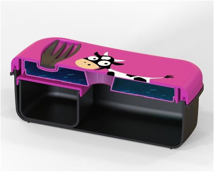 Nice Box Kids Bento Box boîte de casse-croûte Lunchbox avec un bloc réfrigérant conservant au ...