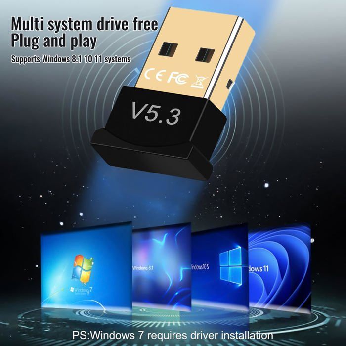 Adaptateur Bluetooth Pour Pc-Adaptateur Bluetooth 5.4 Récepteur ...