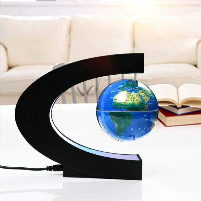 Creative Glowing Globe Sphère Flottant Magnétique Lévitation Sphère ...