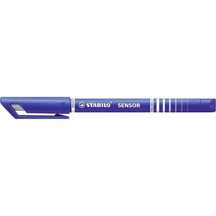 Stylo feutre pointe fine - SENSOR - Pochette x 4 stylos-feutres ...