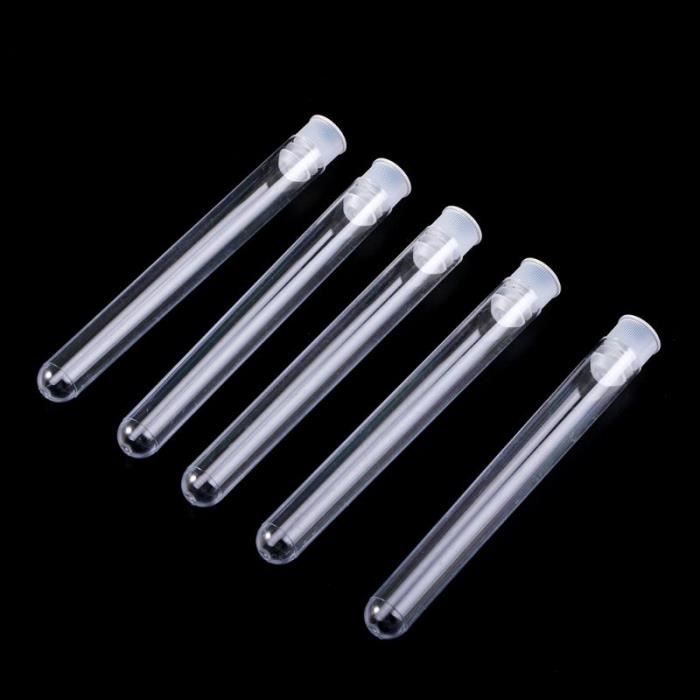 Vase - Soliflore - Tubes à essai en plastique transparent - 12x100mm ...