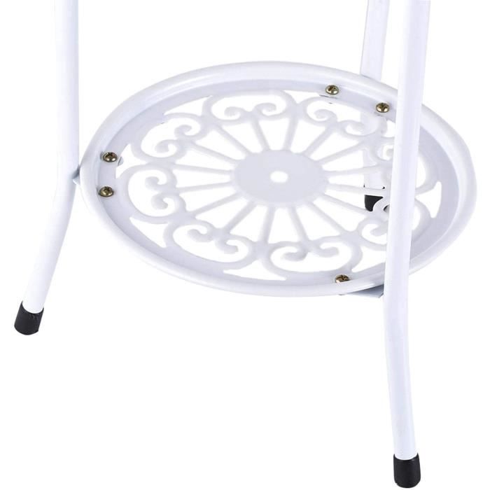 Porte Fleur en Fer Forgé Porte Plante, Porte Pot De Fleur Présentoir À ...