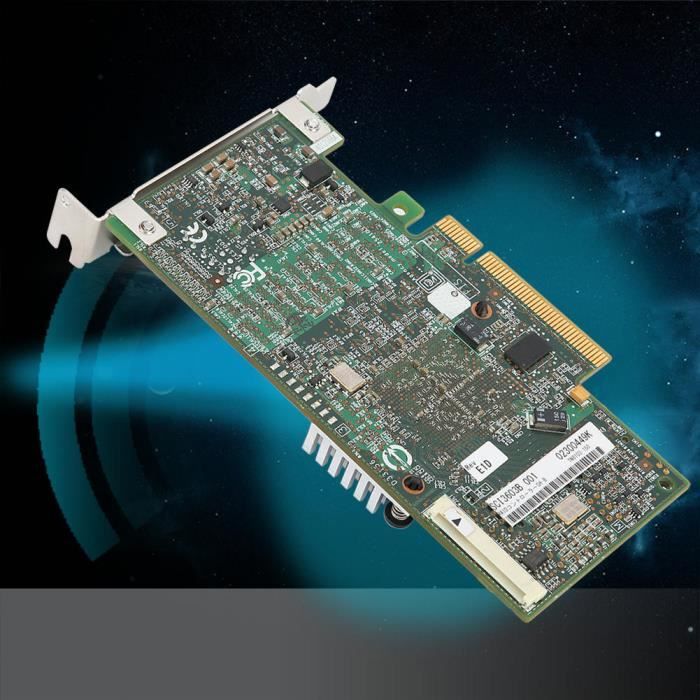 ARAMOX carte contrôleur RAID LSI 9267-8i 2208 6 Gb / s 512 Mo PCI-E 2.0 ...