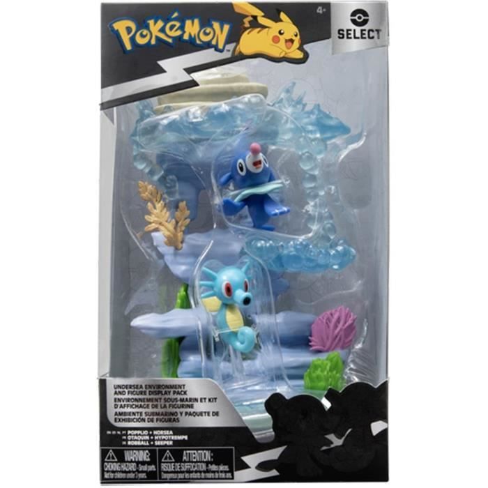 Pack environnement sous-marin Pokémon - Otaquin et Hypotrempe 5cm ...