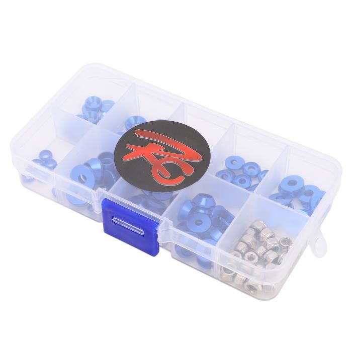 Zerodis Kit de rondelle à vis RC (Bleu) Kit De Rondelle De Boulon RC ...