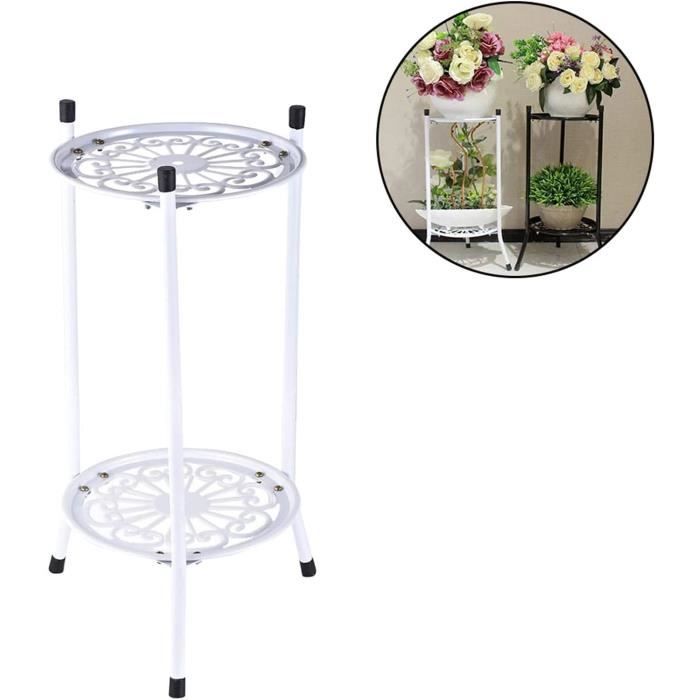 Porte Fleur en Fer Forgé Porte Plante, Porte Pot De Fleur Présentoir À ...