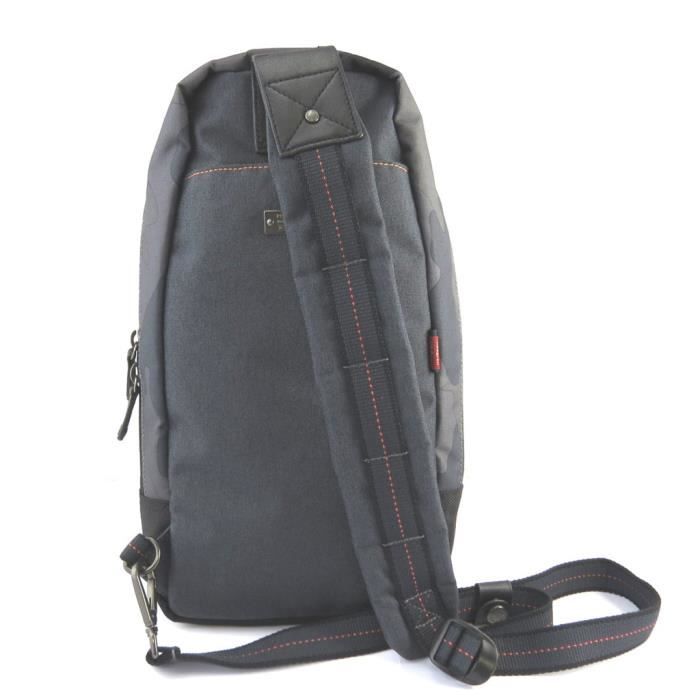 Hedgren [M4836] - Sac à dos monobretelle "Hedgren" gris camouflage ...