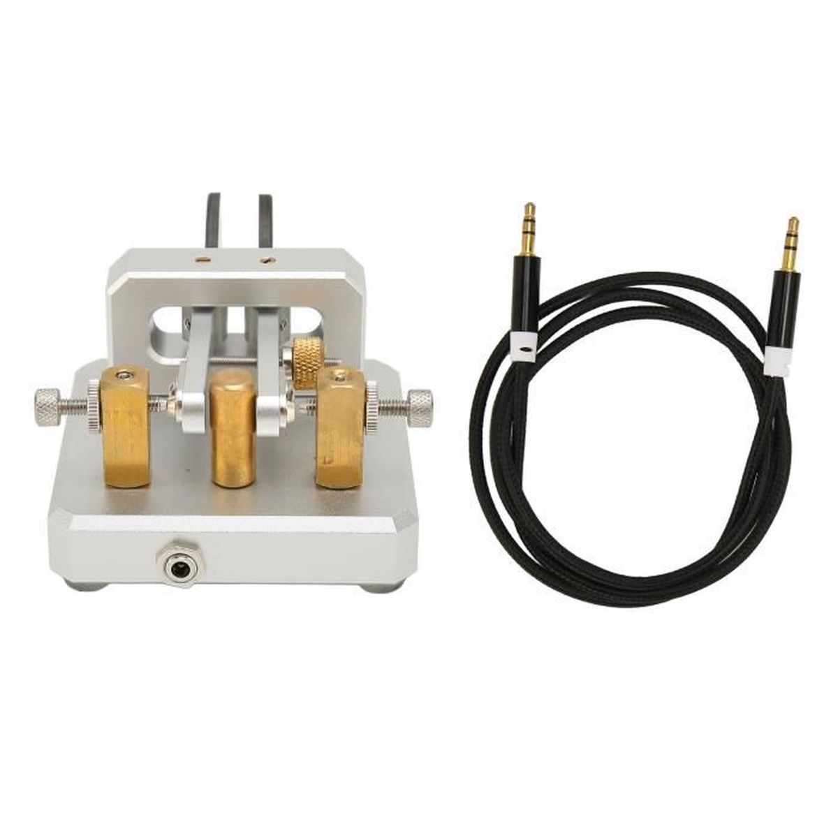 LAN Clé de code morse Morse Code Key Double Paddle Automatic Shortwave ...