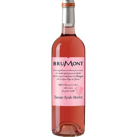 Tannat-Syrah-Merlot Rosé 2011 - Brumont - La cave Cdiscount