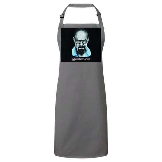 Tablier Cuisine Premium Gris Masterchef Walter White Parodie Humour ...