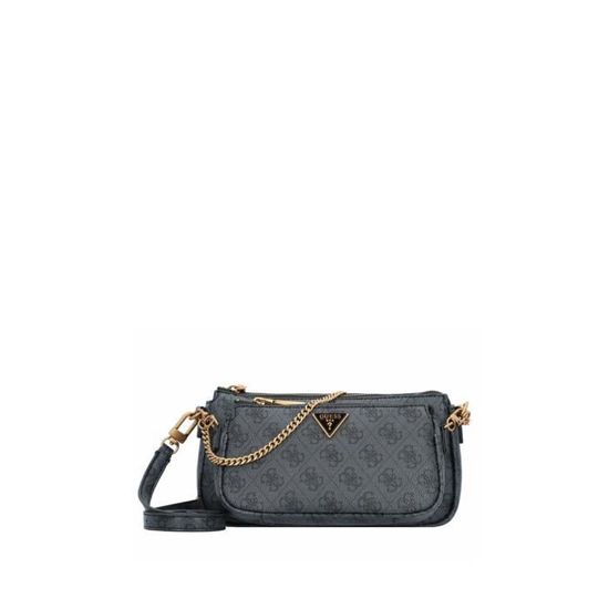 Sac bandouliere Alexie mini Guess Ref 59016 CLO Coal Logo 24*14*5 cm TU ...