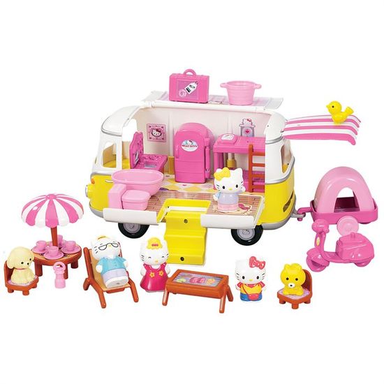 Hello Kitty Camping Car - 5 Figurines - Cdiscount Jeux - Jouets