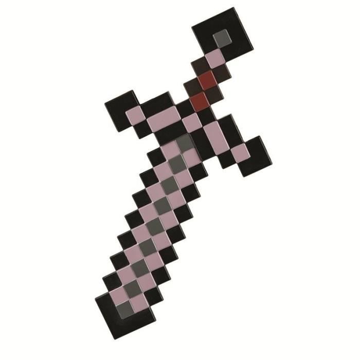 Réplique de l'épée Nethersword - Minecraft - JAKKS PACIFIC - Gris ...