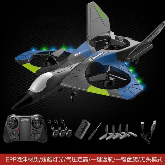 (Caméra 4K bleue)Avion RC de grande taille avec caméra 4K, planeur d ...