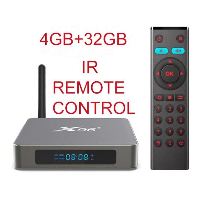 Ue Plug - 4G 32G - Boîtier TV X96 X6 Android 11, 8 go 128 go-4 goRockchip RK3566 vs x96 x4, usb ...