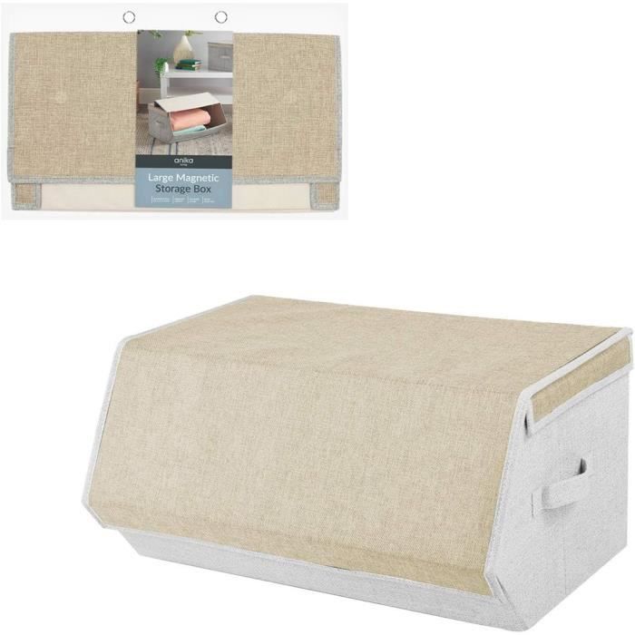 66819 Boîte De Rangement Empilable Avec Couvercle Magnétique Sécurisé ...