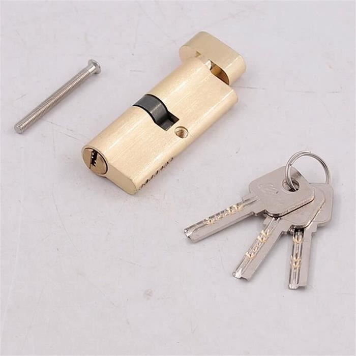 Cylindre de serrure de porte 70 mm en laiton et cuivre de grade A ...