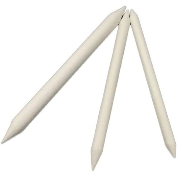3x Crayon Souche en Papier Estompe pour Dessin Croquis Esquisse[1373 ...