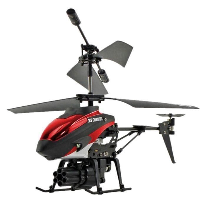 3.5CH RC Helicopter Drone Télécommande Aéromodélisme Missile Toy_Tom28 ...