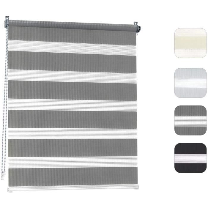 Store à Enrouleur Double Fixe sans perçage,Store à Double Enrouleur à ...