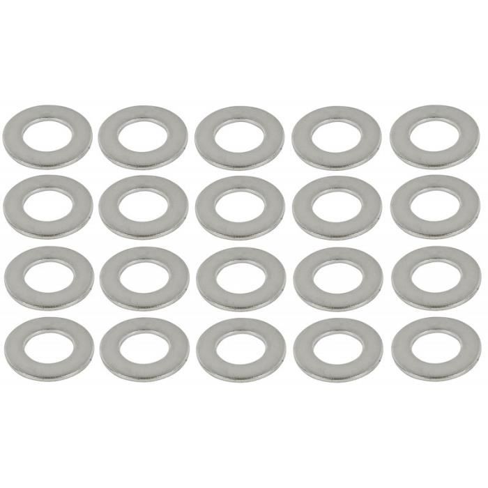 Rondelle Plate M10 - RONDELLE - 20 pièces - Acier - Bricolage - 10mm ...