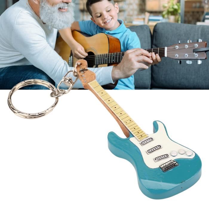 Porte-Clés Instrument De Musique Porte-Clés Guitare Portable Mignon ...