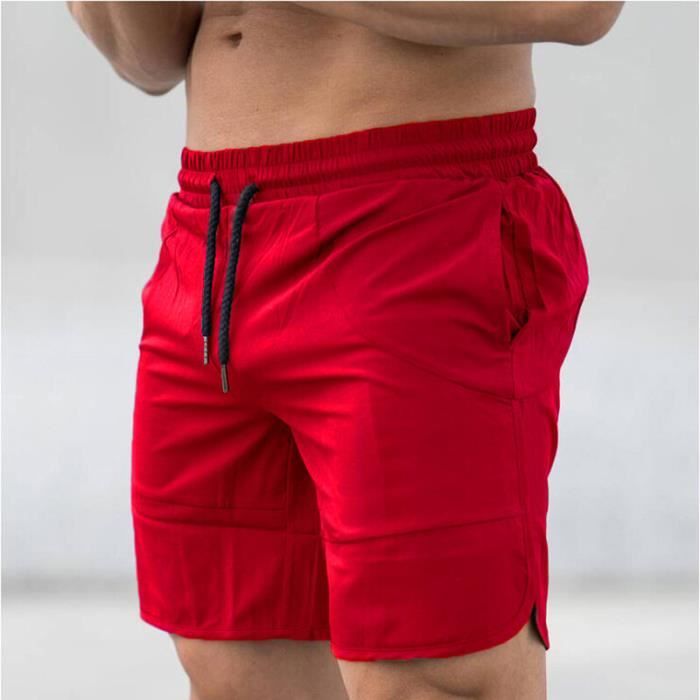 Short,Shorts de Fitness pour hommes, musculation, entraînement, séchage ...