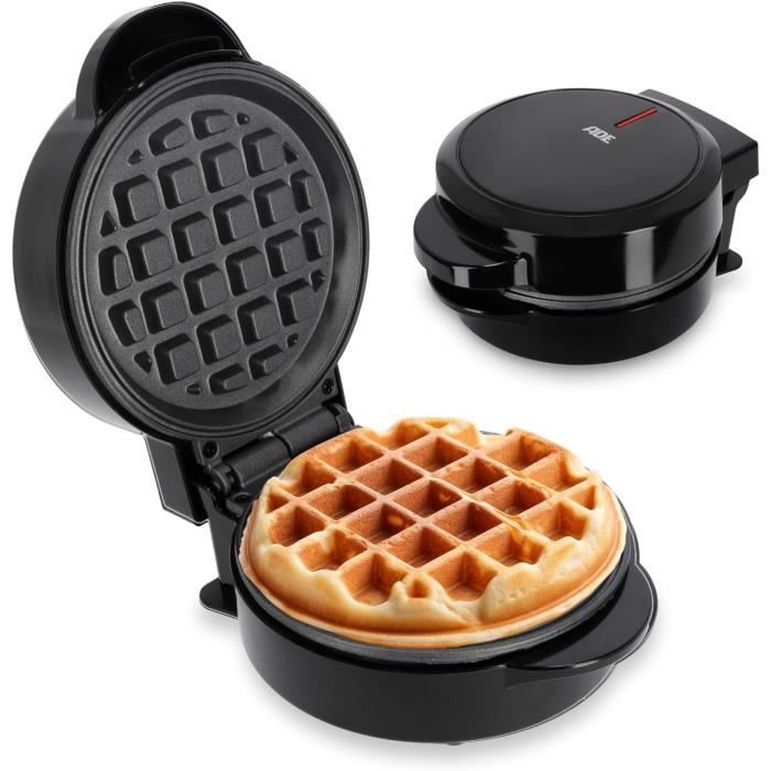 Mini Gaufrier | Machine À Gaufre Belge Forme Ronde | Parfait Pour Une ...