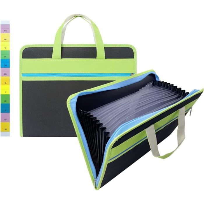 ORACHA Boîte de rangement de documents 13 pochettes extensibles pour ...