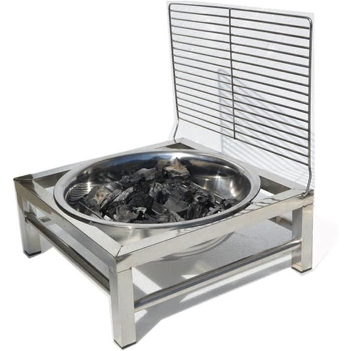 Wyxy Foyer extérieur Barbecue extérieur Brasero à Charbon de Bois Poêle ...