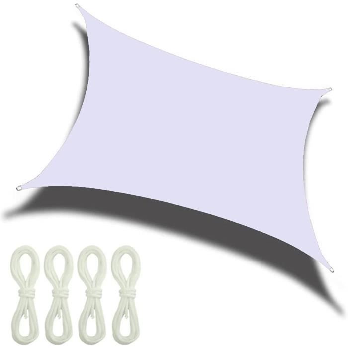 HAIFEI Voiles D'ombrage Rectangulaire,Auvent Imperméable UV,Protection ...