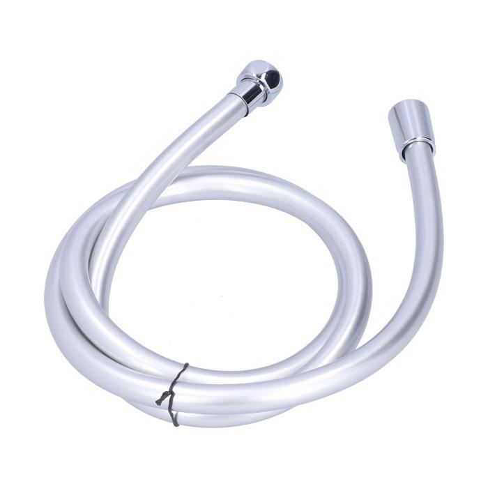 Tbest Tube de douche en PVC Tuyau de douche en PVC 1.5m pommeau de ...