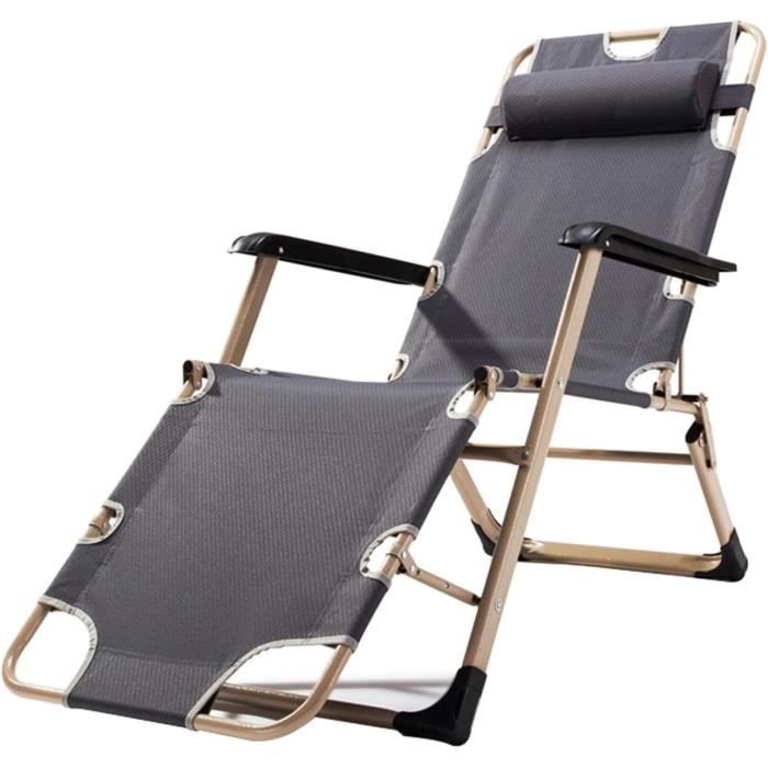 Chaise Longue De Jardin Pliable, Transat De Relaxation, Chaise Longue ...