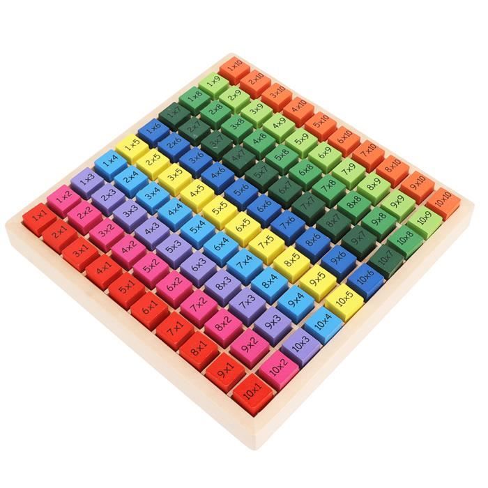 VINGVO Tableau de table de multiplication en bois Le tableau de ...