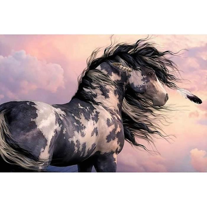 Peinture au Numero DIY Cheval Paint by Number Kit Peinture Par Numéros ...