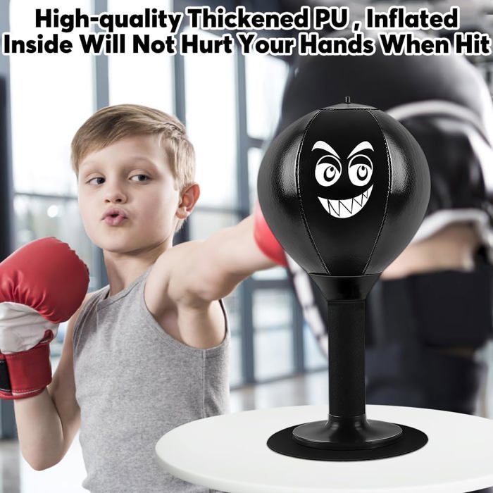 Table de punching ball de bureau avec ventouse - Sac de frappe ...