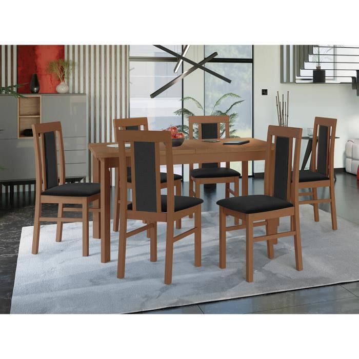 Ensemble salle à manger - Victorville 293 - Aulne - Table stratifié ...