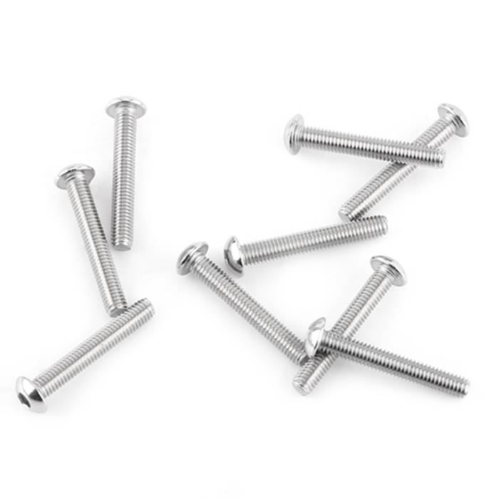 SALALIS Vis à six pans creux Assortiment de vis et écrous à tête cylindrique à douille ...