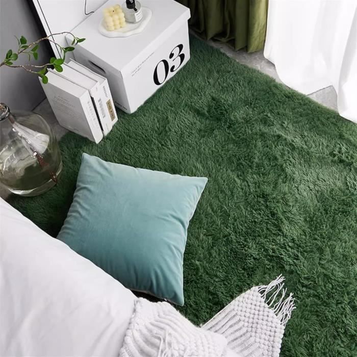 Tapis Doux Salon Tapis Anti Slip Moelleux Chambre Tapis Tapis Shaggy ...