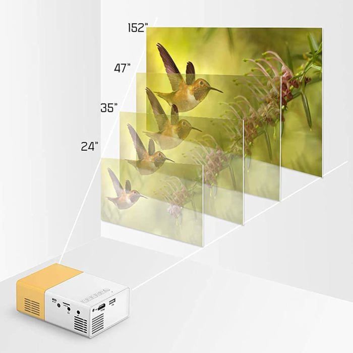 Mini Projecteur, Projecteur Portable HD 1080p, Projecteur de Cinéma ...
