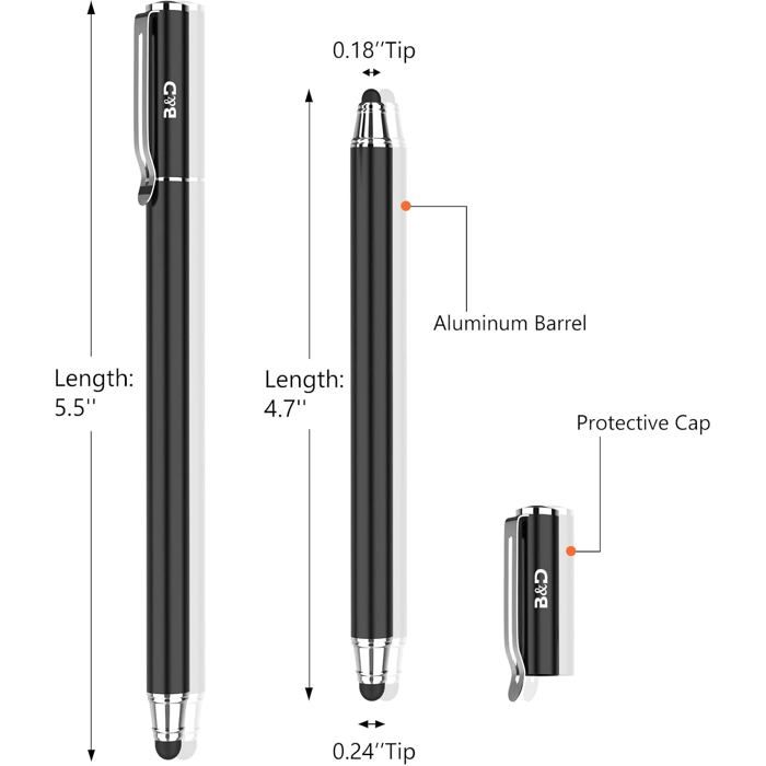 Stylet 2 en 1 Universel Bargains Depot + 20 Embouts - Compatible Écran ...