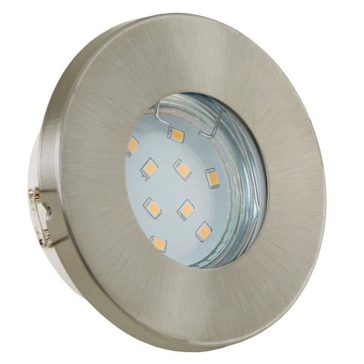 B.K.Licht spots LED à encastrer salle de bain - Amari • lot de 3 / lot de 6 • ampoules LED 3W ...