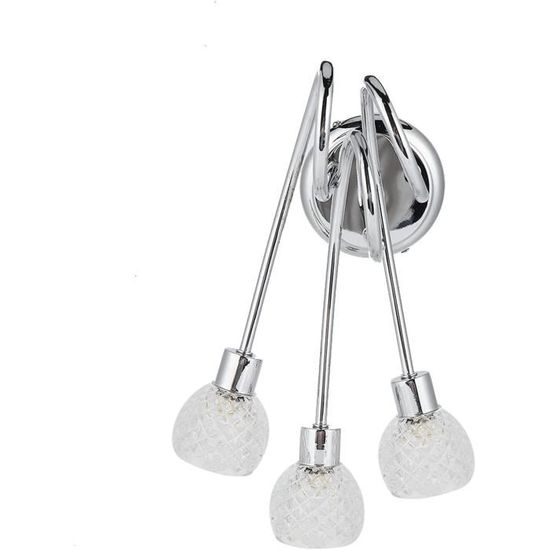 Lustre Led, Lustre En Cristal Durable 3 Façons Plafonnier Simple ...