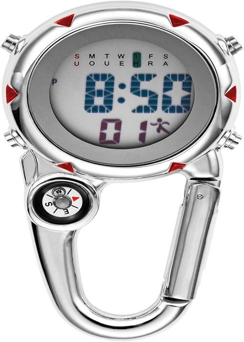 Montre à quartz multifonctionnelle avec cadran lumineux et boussole ...